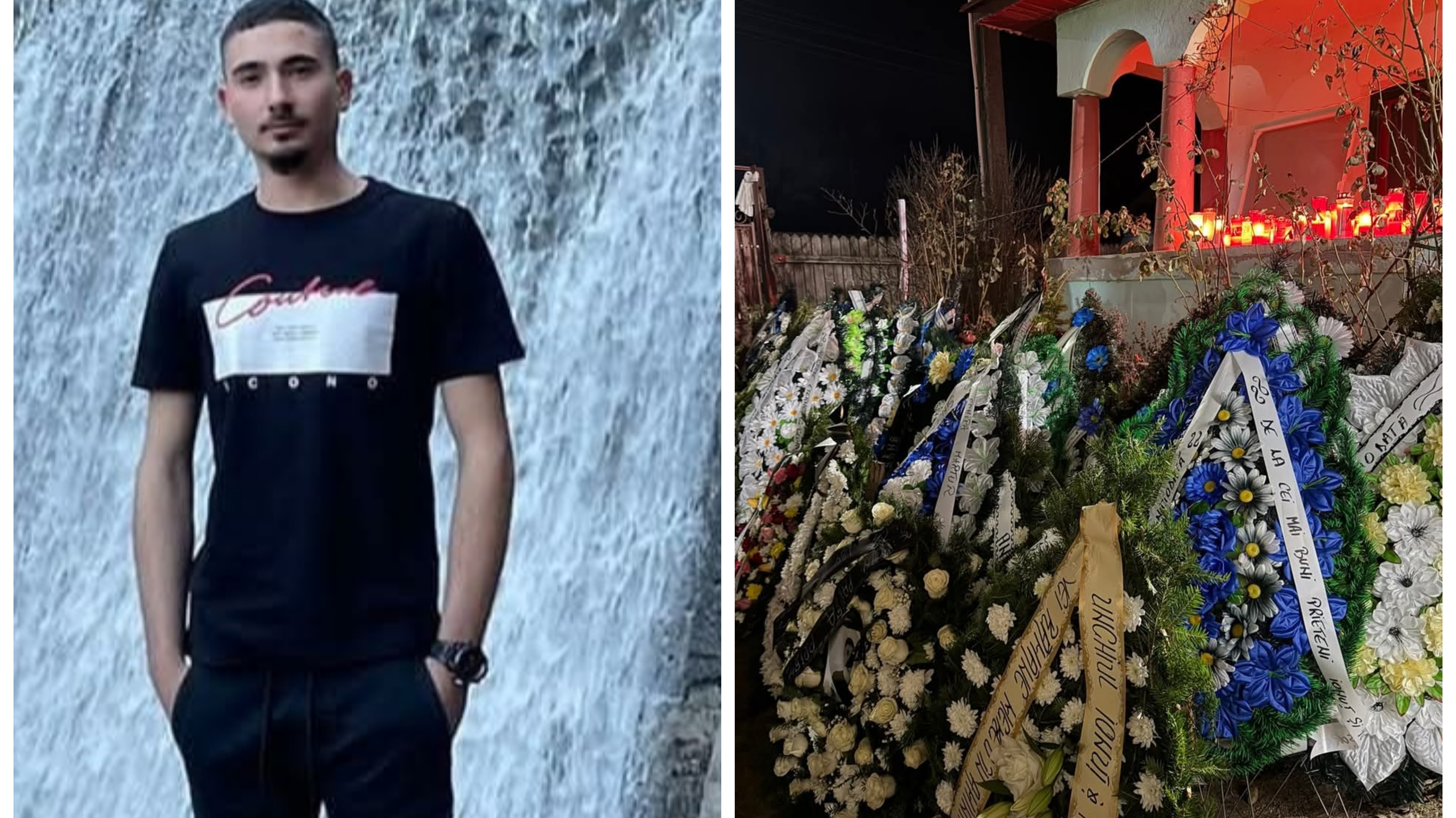 JALE lângă Pitești! Altar de flori pentru Adrian, tânărul MORT la Lunca ...
